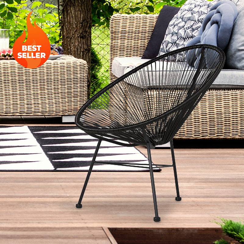 30% off on Fine Living Oval Plastic Rope Chair | OneDayOnly