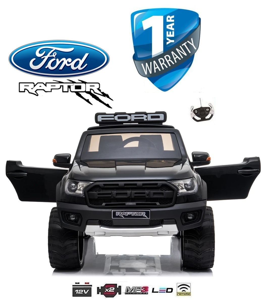 50% off on Kids Electric Ford Ranger Raptor | OneDayOnly